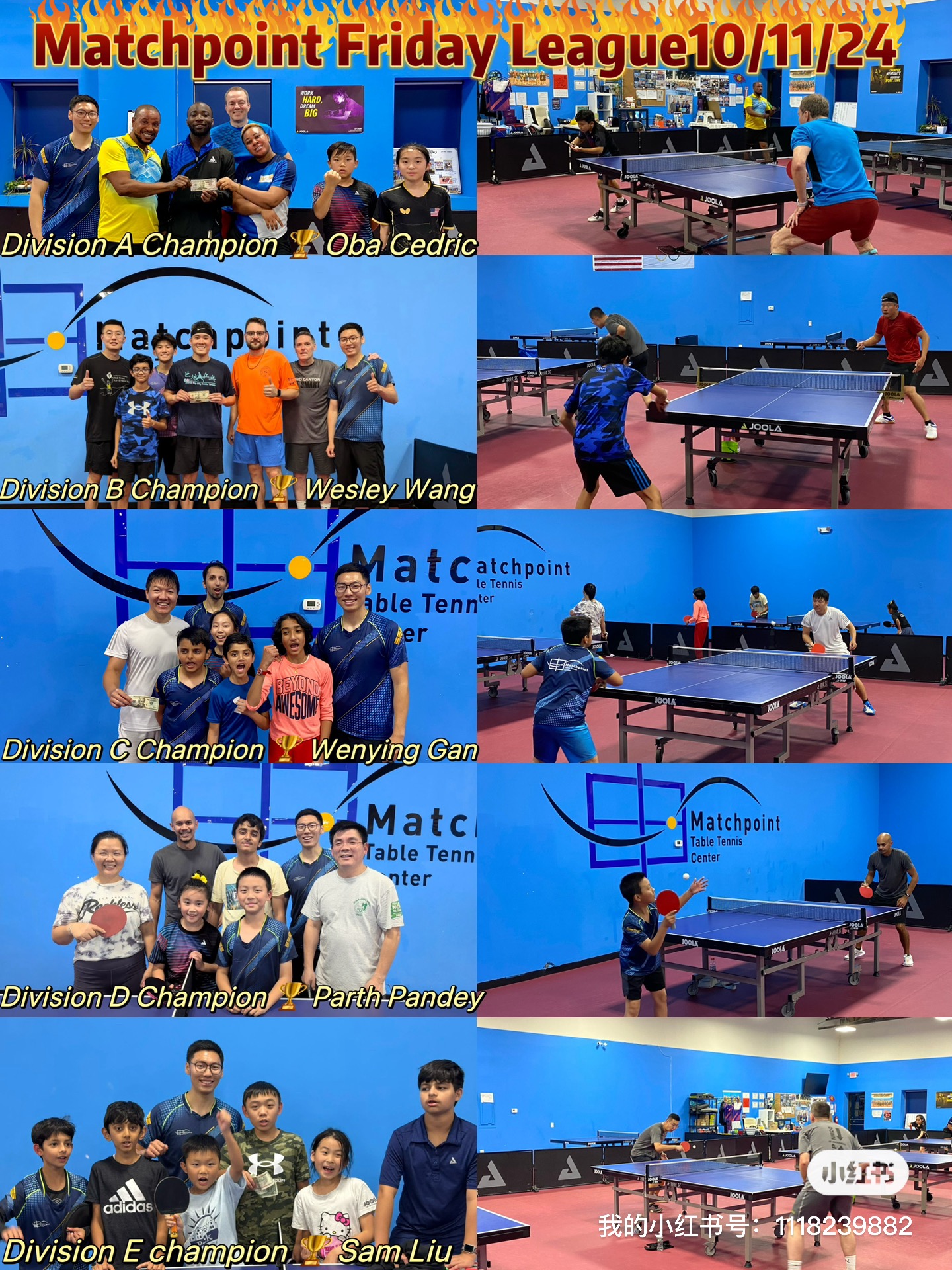 League & Tournaments – MatchPoint Table Tennis Center, Cedar Knolls NJ